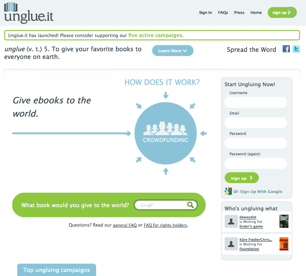 Unglue.it: crowdfunding ebooks