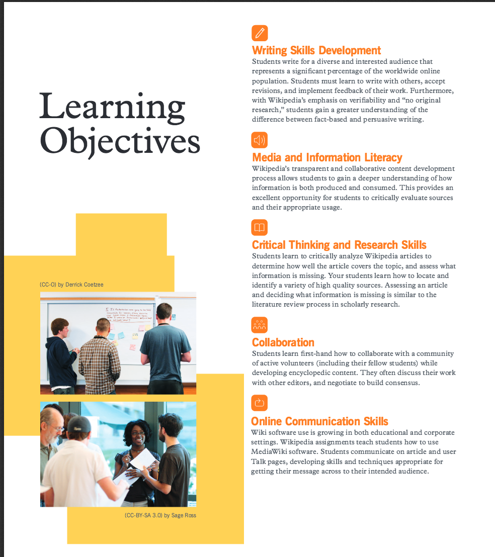 Teaching (and writing) with Wikipedia