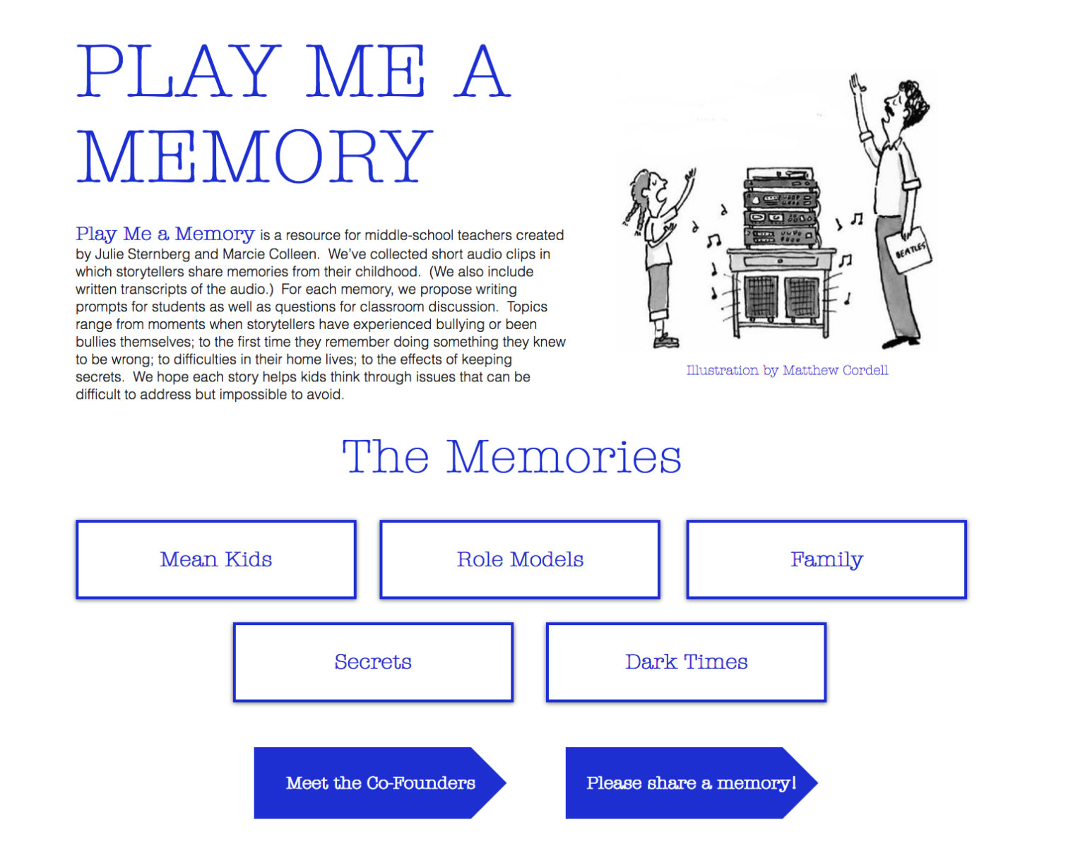 Play Me a Memory
