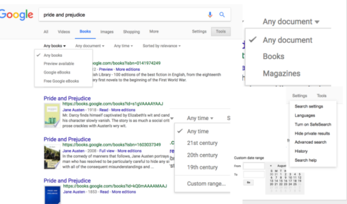Google: On knowing where to start
