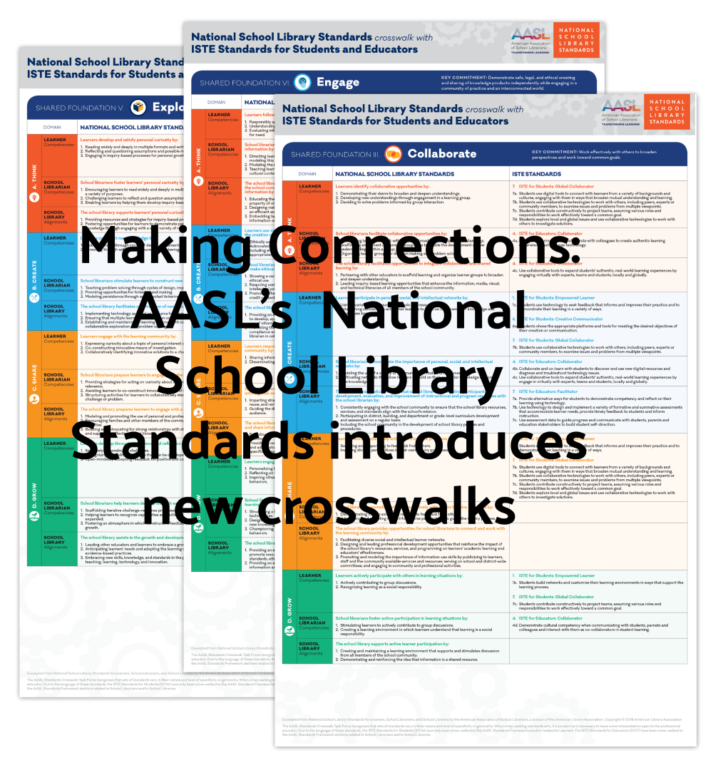 Aligning our Standards: Two new crosswalks