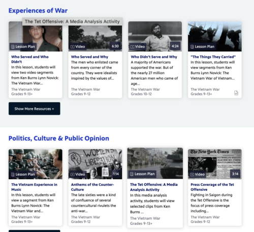 Teaching with Ken Burns in the Classroom